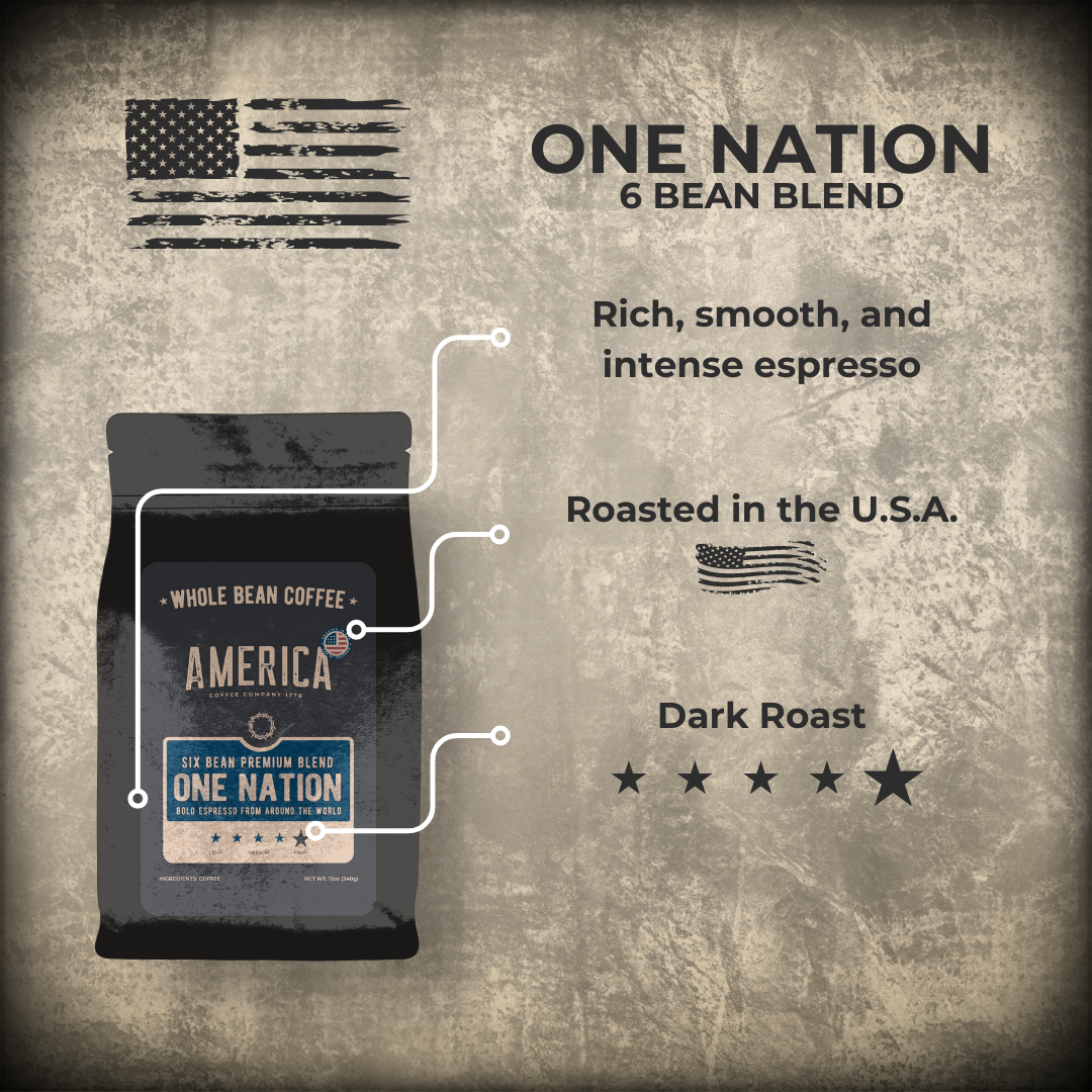 6 Bean Blend Coffee – Bold, Smooth, Premium Flavor – America Supply ...